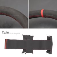 China Glossy Red Carbo Fiber Design Style Steering Wheel Cover Wrap for Honda Civic 11 2022 for sale