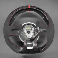 China Hand Sewing Carbon Suede Steering Wheel Cover for Audi A3 8P S3 R8 GT TT TTS RS Spyder for sale