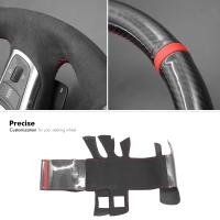 China Hand Sewing Carbon Suede Steering Wheel Cover for Audi A3 8P S3 R8 GT TT TTS RS Spyder for sale