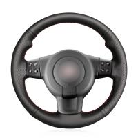 China Hand Sewing Leather Steering Wheel Cover for Seat Leon 1P FR Cupra Ibiza 6L 2006 2007 for sale