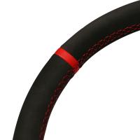 China Mercedes-Benz W463 X166 W166 ML300 ML350 GL350 Handmade Black Suede Steering Wheel Cover for sale