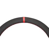 China Volkswagen Golf 4 Passat B5 Variant Bora Sharan Cabrio Polo Jetta Seat Leon Leather Steering Wheel Cover for sale