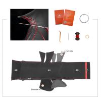 China Seat Ibiza FR 2012 Suede Steering Wheel Cover with Red Stripe Stitching and Material for sale