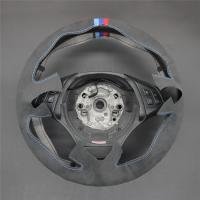 China Car Fitment BMW 3 Series E90 E91 X1 E84 Hand Stitching Alcantera Steering Wheel Cover for sale