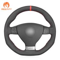 China Sports Design Style Black Suede Steering Wheel Cover for VW Golf 5 R32 Line Scirocco for sale