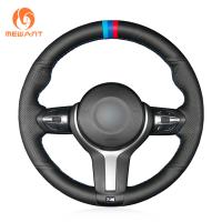China Custom Thread Color Genuine Leather Steering Wheel Cover for BMW F Series Models for sale