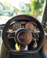 China Leather Steering Wheel Cover for Audi TT RS 8J Coupe Cabriolet R8 Spyder RS3 8P RS6 C6 Avant for sale