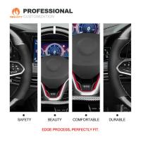 China VW Arteon Golf 8 GTI 8 Tiguan Touareg GTD GTE Luxury Car Steering Wheel Cover by MEWANT for sale