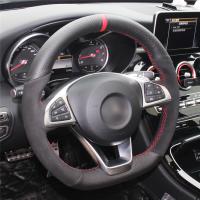 China Mercedes-Benz W205 AMG 43 45 C117 C218 W213 X253 C253 W166 W222 R172 3-Spoke Wheel Steering Wheel Cover for sale