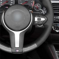 China MEWANT Suede Leather Steering Wheel Cover for BMW 2 3 4 5 6 X Series F22 F23 F30 F07 F12 for sale