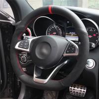 China Mercedes-Benz W205 AMG 43 45 C117 C218 W213 X253 C253 W166 W222 R172 3-Spoke Wheel Steering Wheel Cover for sale