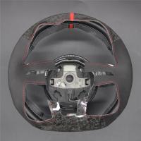 China Forged Carbon Soft Suede Steering Wheel Cover for Audi SQ5 A5 A7 RS5 RS7 S3 S4 S5 S6 S7 for sale
