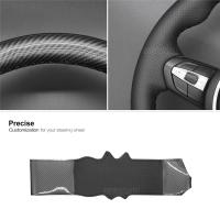 China MEWANT Suede Leather Steering Wheel Cover for BMW 2 3 4 5 6 X Series F22 F23 F30 F07 F12 for sale