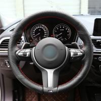 China MEWANT For BMW X2 F39 Fan Club Design Style DIY Genuine Leather Steering Wheel Cover for sale