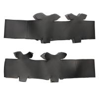 China Mercedes-Benz W210 E280 2007-2009 PU Leather Black DIY Car Wrap Steering Wheel Cover for sale