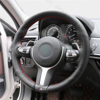 China MEWANT For BMW X2 F39 Fan Club Design Style DIY Genuine Leather Steering Wheel Cover for sale