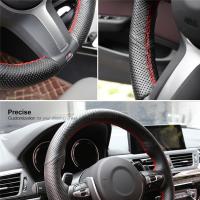 China MEWANT For BMW X2 F39 Fan Club Design Style DIY Genuine Leather Steering Wheel Cover for sale