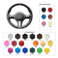 China MEWANT For BMW X2 F39 Fan Club Design Style DIY Genuine Leather Steering Wheel Cover for sale