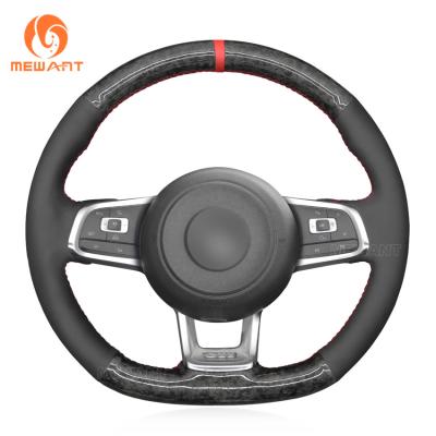 China Volkswagen Golf 7 GTI Golf R MK7 VW Polo GTI Scirocco Steering Wheel Cover for sale
