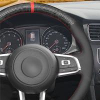 China Volkswagen Golf 7 GTI Golf R MK7 VW Polo GTI Scirocco Steering Wheel Cover for sale