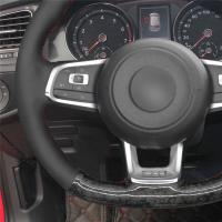 China Volkswagen Golf 7 GTI Golf R MK7 VW Polo GTI Scirocco Steering Wheel Cover for sale