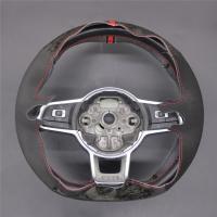 China Volkswagen Golf 7 GTI Golf R MK7 VW Polo GTI Scirocco Steering Wheel Cover for sale