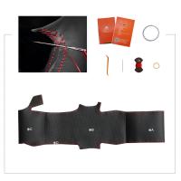 China Seat Leon Mk2 Ibiza 6L 2007-2008 Customized Black DIY Hand Sewing Steering Wheel Cover for sale