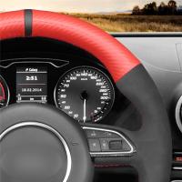 China Custom Thread Color MEWANT Steering Wheel Cover For Audi A5 A7 RS5 RS7 S3 S4 S5 S6 S7 SQ5 for sale