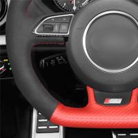 China Custom Thread Color MEWANT Steering Wheel Cover For Audi A5 A7 RS5 RS7 S3 S4 S5 S6 S7 SQ5 for sale