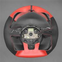 China Custom Thread Color MEWANT Steering Wheel Cover For Audi A5 A7 RS5 RS7 S3 S4 S5 S6 S7 SQ5 for sale