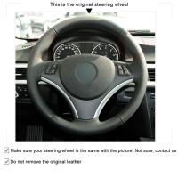 China MEWANT For BMW E87 E81 E82 E88 M E82 E90 E91 E92 E93 X1 E84 M3 E90 E92 E93 Girly Car Steering Wheel Covers Design 2pc for sale