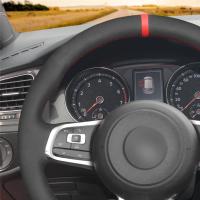 China Passat Design for Volkswagen VW Golf GTI R Polo Scirocco T-Roc Tiguan Customised Steering Wheels Covers for sale