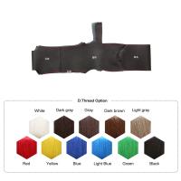 China Purple Thread Color Customized Car Interior Steering Wheel Cover for Seat Leon 2009-2012 for sale