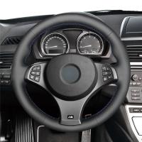 China Upgrade Your X3 E83 2005-2010 Interior with MEWANT Cow Hide Steering Wheel Cover for sale