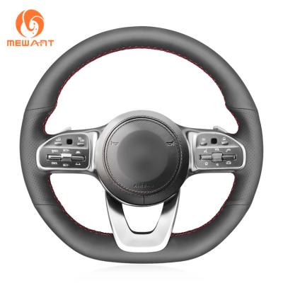 China Mercedes-Benz A250 W177 C118 W205 C257 W213 W463 W222 W167 W247 Genuine Leather Steering Wheel Cover for sale