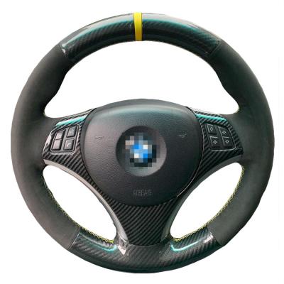 China Steering Wheel Cover for BMW E90 E91 E92 E93 E87 E81 E82 E88 X1 E84 M3 325i Browness for sale