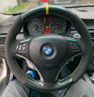China Steering Wheel Cover for BMW E90 E91 E92 E93 E87 E81 E82 E88 X1 E84 M3 325i Browness for sale
