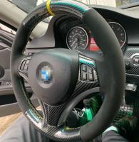 China Steering Wheel Cover for BMW E90 E91 E92 E93 E87 E81 E82 E88 X1 E84 M3 325i Browness for sale