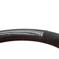 China Audi Q5 Q7 A3 8P Sportback A4 B8 B7 A6 C6 Avant 4-Spoke Carbon Steering Wheel Cover for sale
