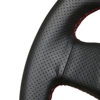 China Seat Leon 1P FR Cupra Ibiza 6L 2006 2007 Hand Stitched Leather Steering Wheel Cover for sale