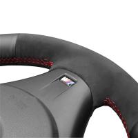 China Soft Hand Stitching Suede Leather Steering Wheel Cover for BMW 1 Series 3 Series E82 E87 E88 E90 LCI M3 E92 E92 125i 325i 335i for sale