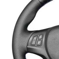 China Matte Carbon Leather Steering Wheel Cover for BMW 3 Series E82 E87 E88 E90 LCI E91 M3 E92 125i 325i 335i for sale
