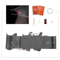 China Matte Carbon Leather Steering Wheel Cover for BMW 3 Series E82 E87 E88 E90 LCI E91 M3 E92 125i 325i 335i for sale