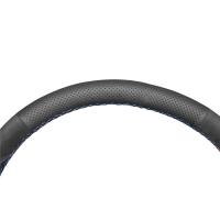 China Custom Suede Leather Steering Wheel Cover for Mercedes-Benz C-Class 2001-2007 in White for sale