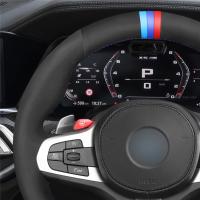 China Soft Suede Steering Wheel Cover for BMW 740Li M G30 GT G80 G82 M3 M4 M5 M8 F90 F91 F92 F93 F95 F97 X3 X4 X5 X6 for sale
