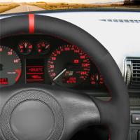 China Customize Steering Wheel Cover for Audi TT 8N Coupe A8 D2 S4 B5 S6 C5 S8 D2 Saloon for sale