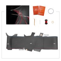 China Red Threaded Steering Wheel Cover for BMW 3 Series E82 E87 E88 E90 LCI E91 M3 E92 E93 125i 325i 335i for sale