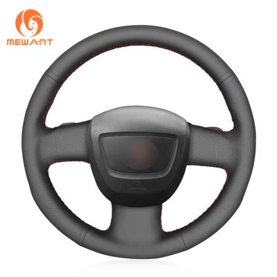 China Black Artificial Leather Custom Steering Wheel Cover for Audi A3 8P A4 B8 A5 2005-2013 for sale