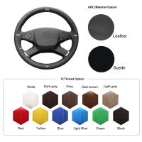 China Customized PU Leather Steering Wheel Cover for Mercedes-Benz E-Class W212 E 200 260 300 for sale