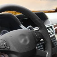 China Customized PU Leather Steering Wheel Cover for Mercedes-Benz E-Class W212 E 200 260 300 for sale